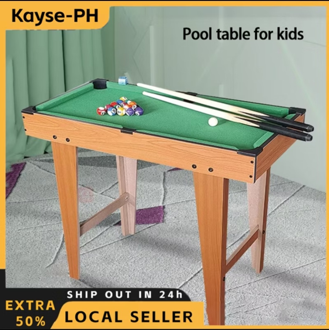 New 36x20 Inches Mini Billiard Table For Kids Wooden Tabletop Pool ...