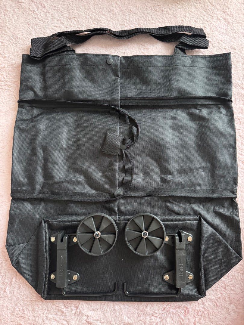 (New) Expandable Shopping Bag Trolley Bag Shopping Cart Laundry Grocery ...