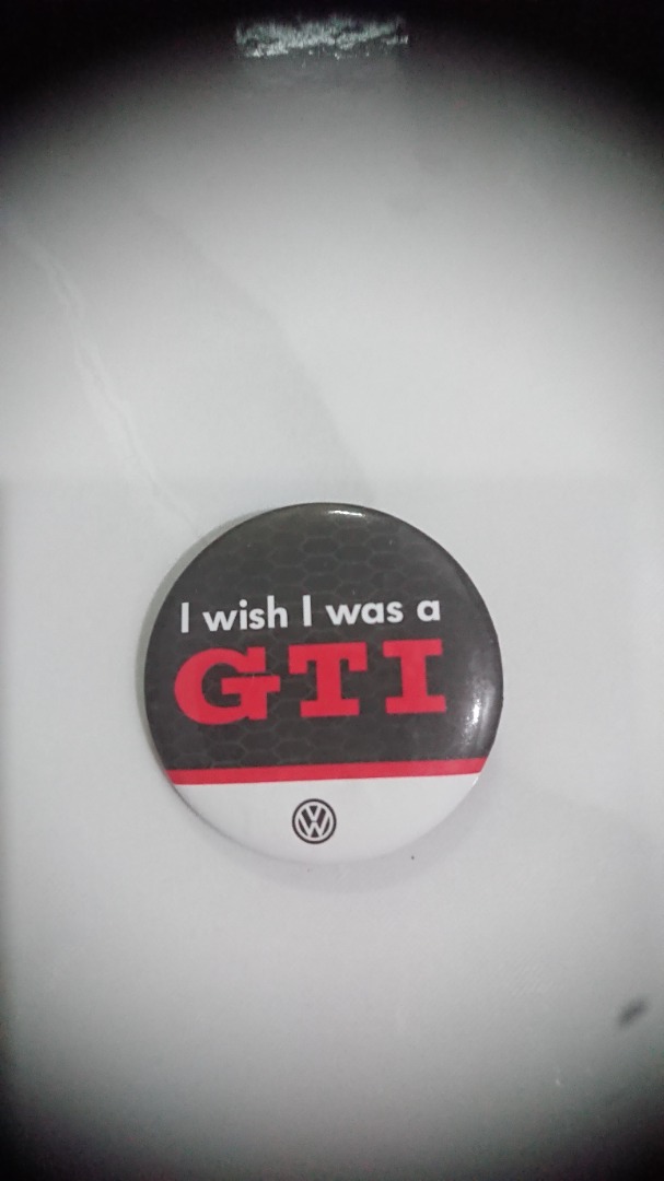 New Official Volkswagen GTI Golf Metal Pin Badge, Hobbies & Toys ...