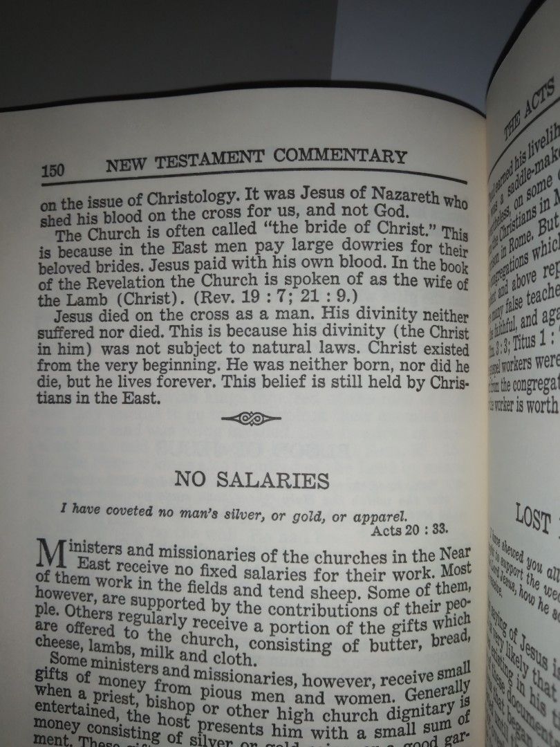New Testament Commentary by George M. Lamsa, Classic 1945 Edition, This ...