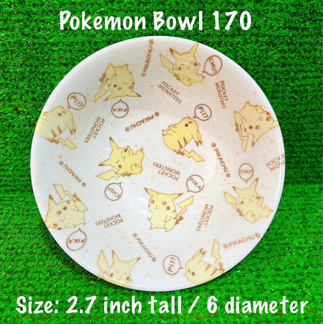 Nintendo Pokemon Ceramic Bowl, Furniture & Home Living, Kitchenware ...