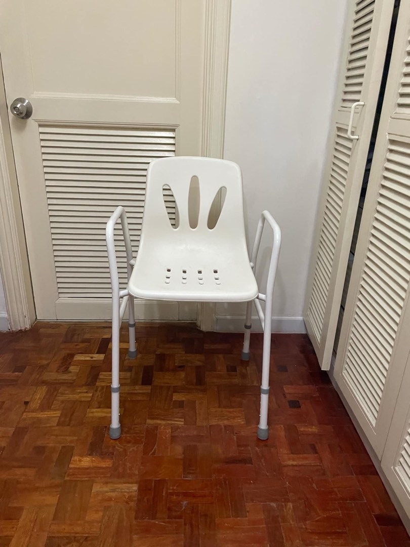 Personal Steel Shower Chair, Furniture & Home Living, Bathroom ...
