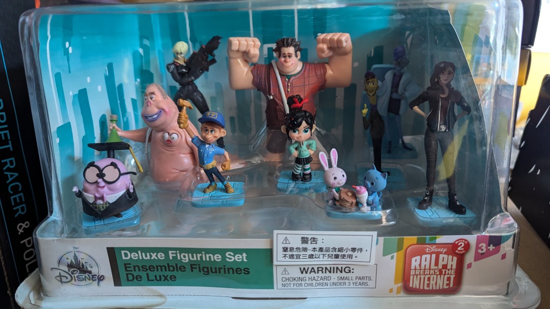 PIXAR Disney Wreck it Ralph Breaks the internet deluxe figure set ...
