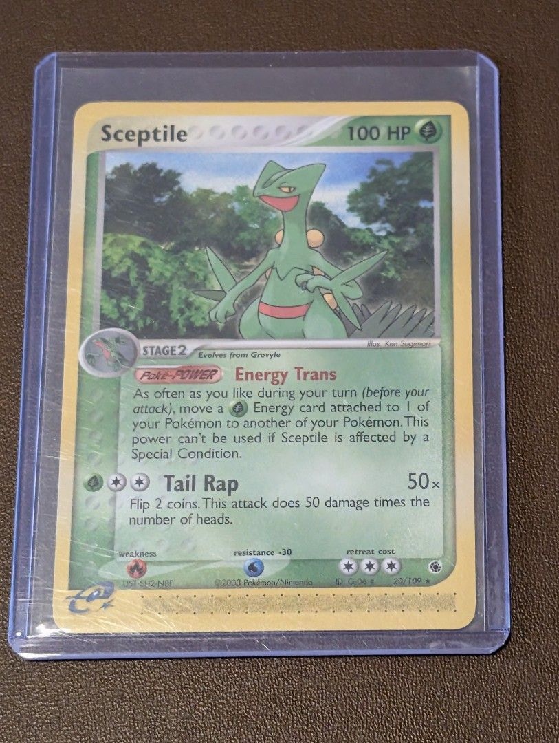 Pokemon Sceptile Rare Card 2003 Vintage, Hobbies & Toys, Toys & Games ...