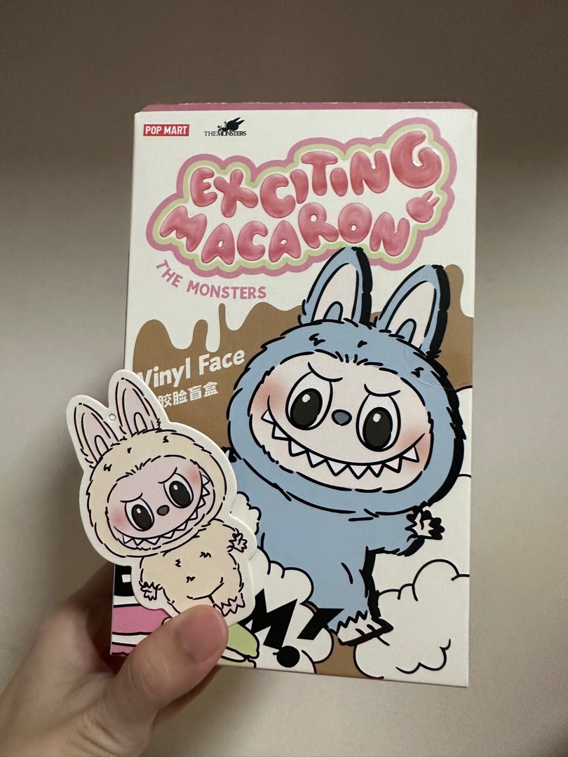 Pop Mart Labubu Exciting Macaron - Soymilk, Hobbies & Toys, Toys ...