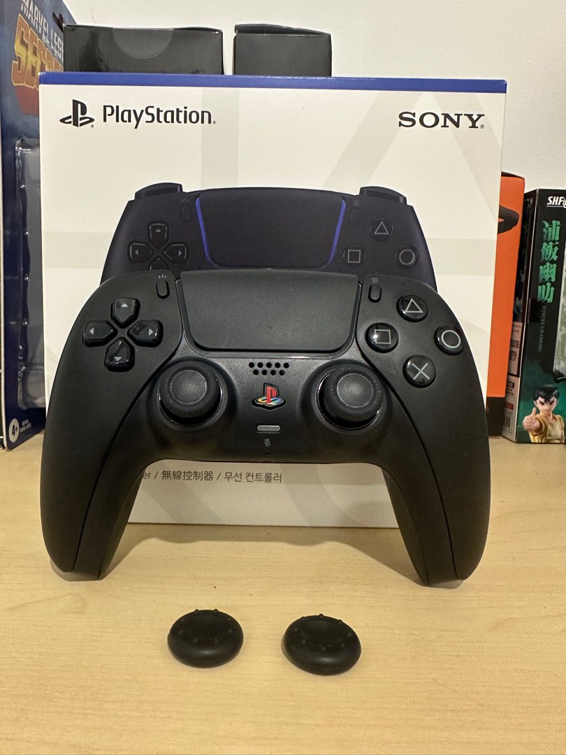 PS5 Dualsense Controller DS5 Midnight Black, Video Gaming, Gaming ...