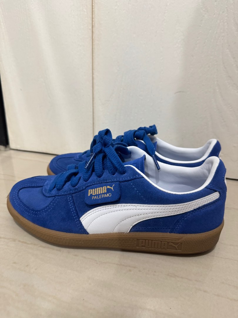 Puma Palermo COBALT BLUE, Women's Fashion, Footwear, Sneakers on Carousell