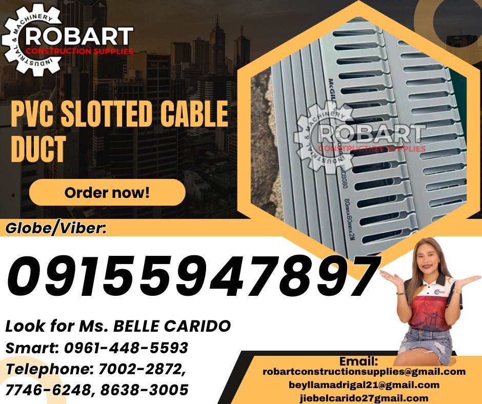 Pvc Slotted Cable Duct, Commercial & Industrial, Industrial Equipment ...