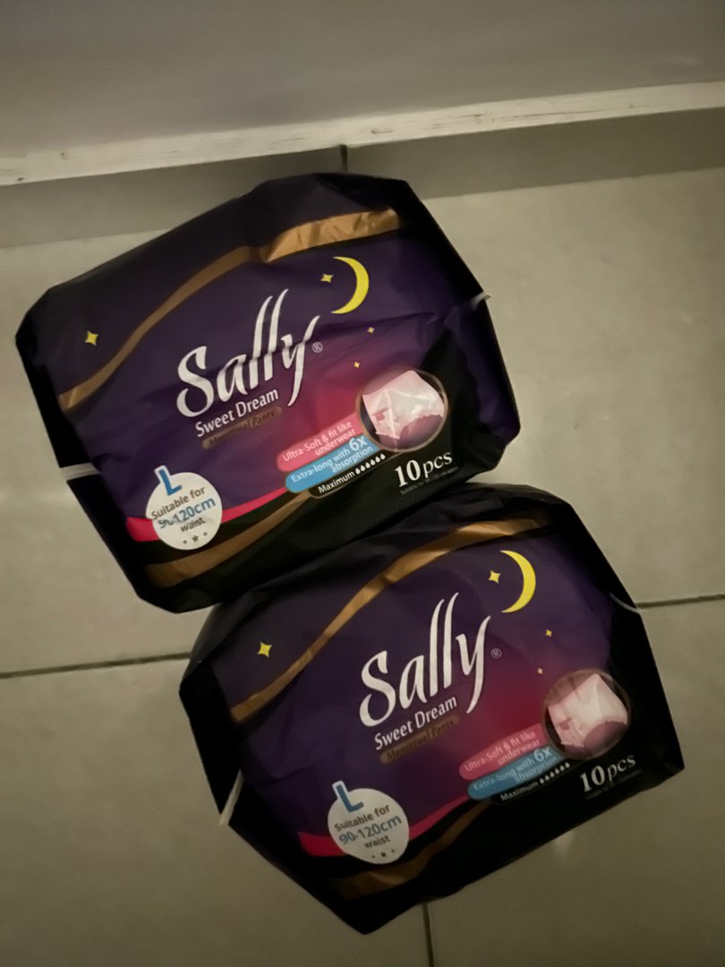 Sally Sweet Dream Menstrual Pants (combo 2packs), Beauty & Personal ...