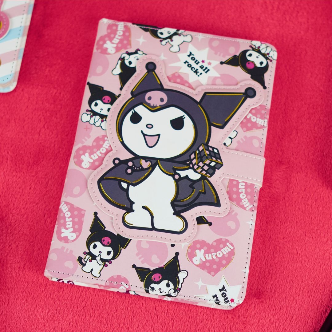 Sanrio Kuromi Magnetic Hard Cover Journals Notebook Diary Colorful ...