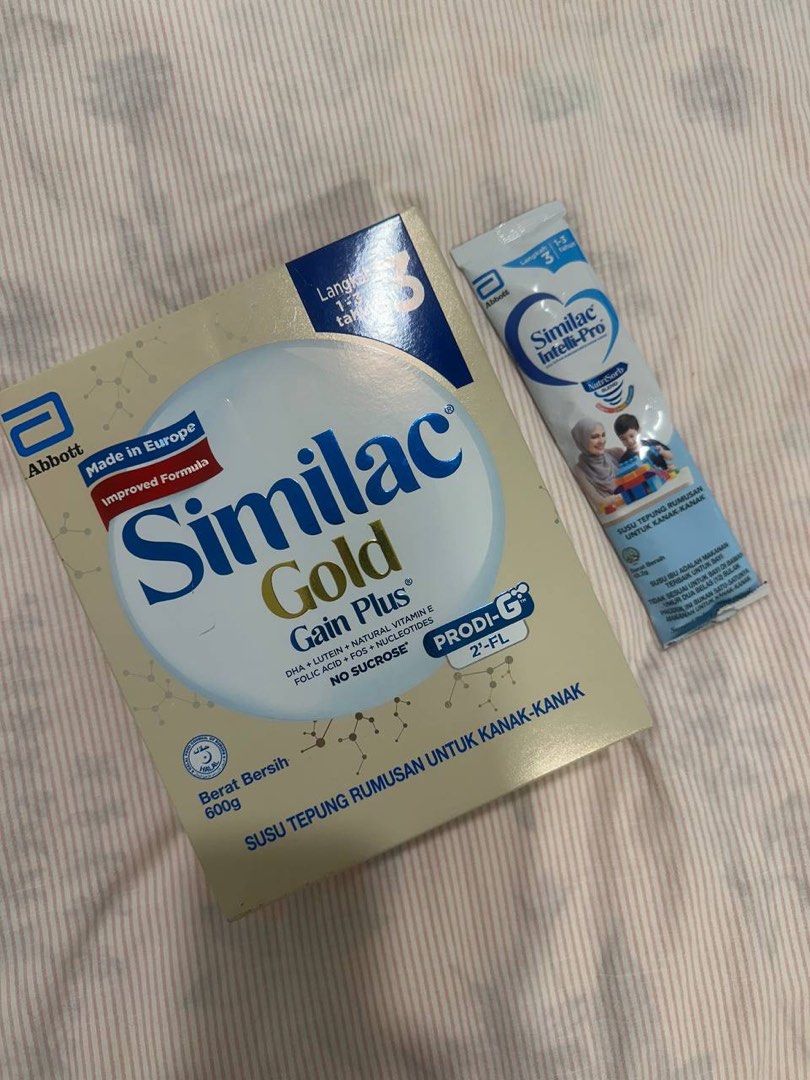 Similac Gold Gain Plus Step 3 600g, Babies & Kids, Nursing & Feeding ...