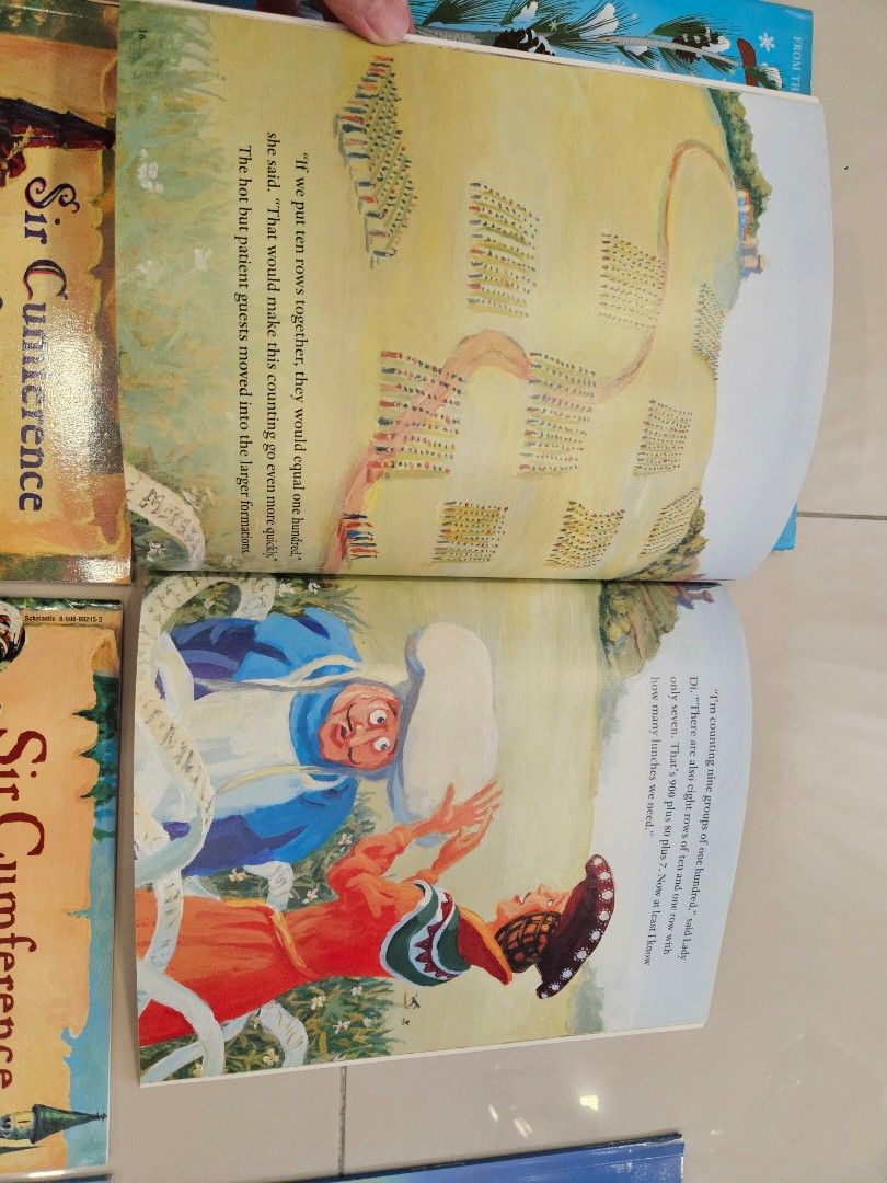 7 books - Sir Cumference and maths story books for children, Hobbies ...