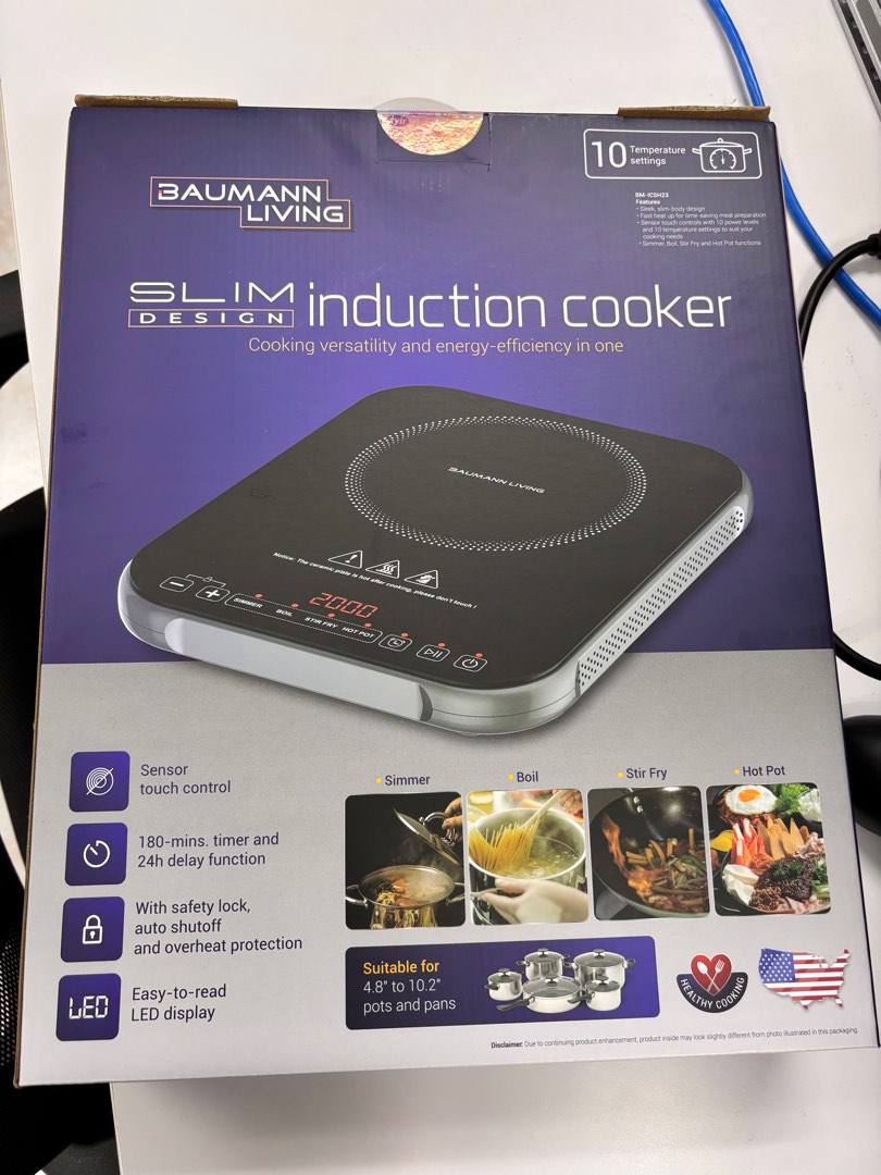 Slim Design Induction Cooker, TV & Home Appliances, Kitchen Appliances ...