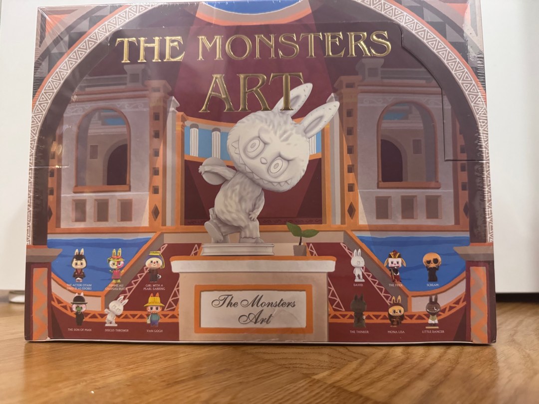 Pop mart The monsters art labubu 羅浮宮, 興趣及遊戲, 玩具 & 遊戲類 - Carousell