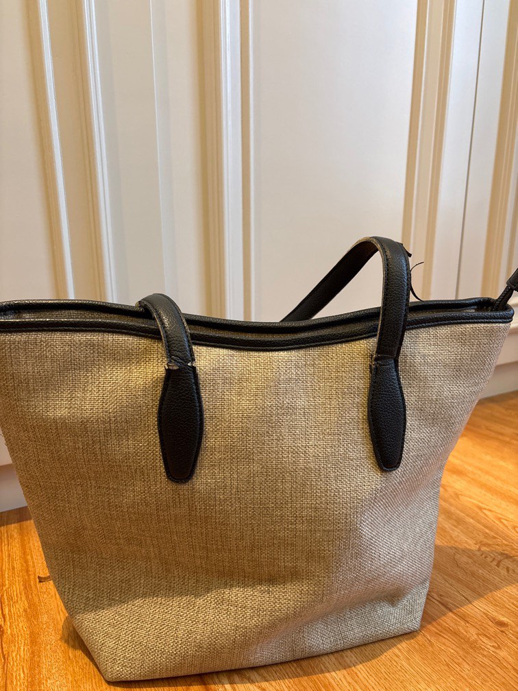 Tote Bag kerja by Prior Bag (brand Local) warna Sand, Fesyen Wanita ...
