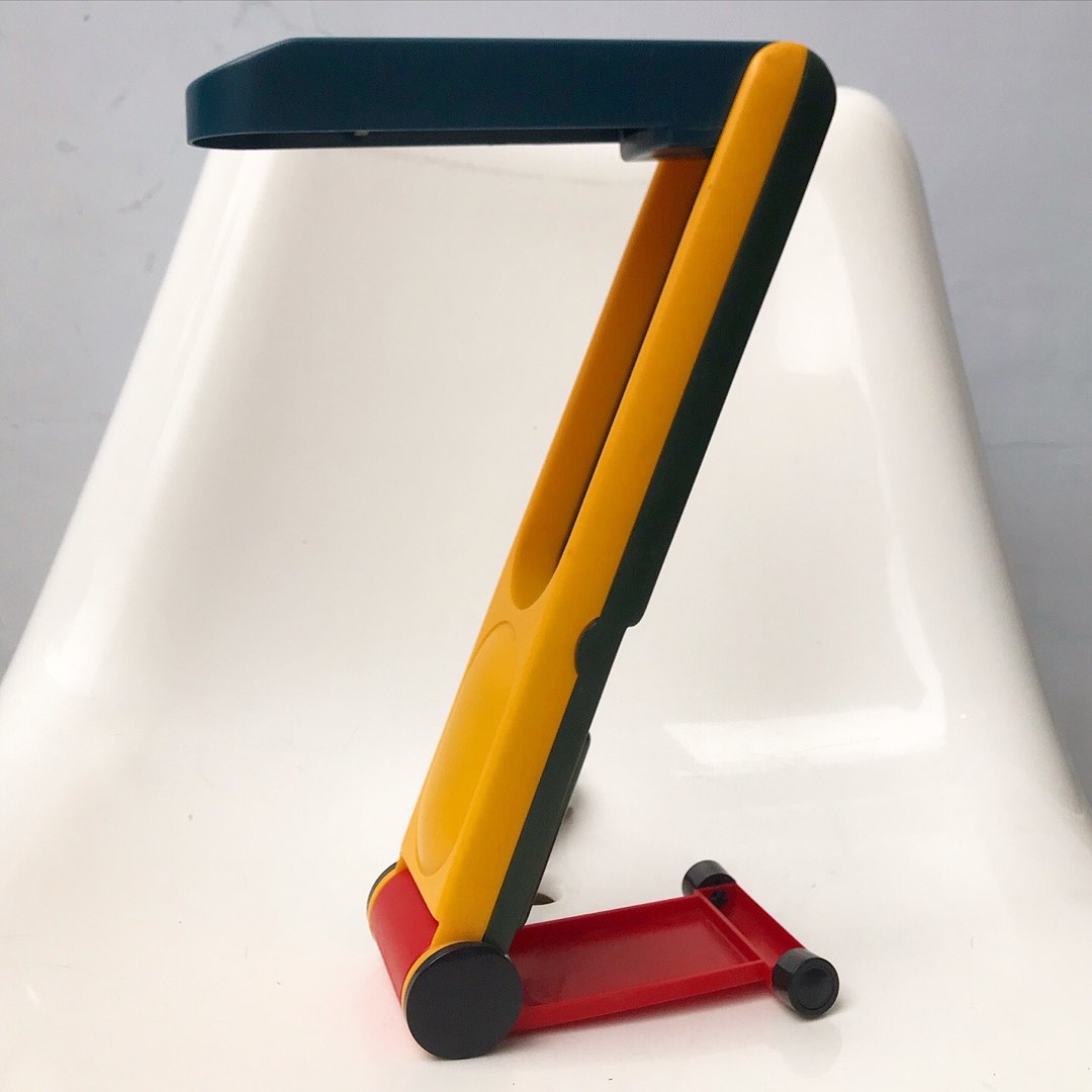 Vintage 80s Benetton Memphis Style Table Lamp Desk Lamp Z Lamp ...