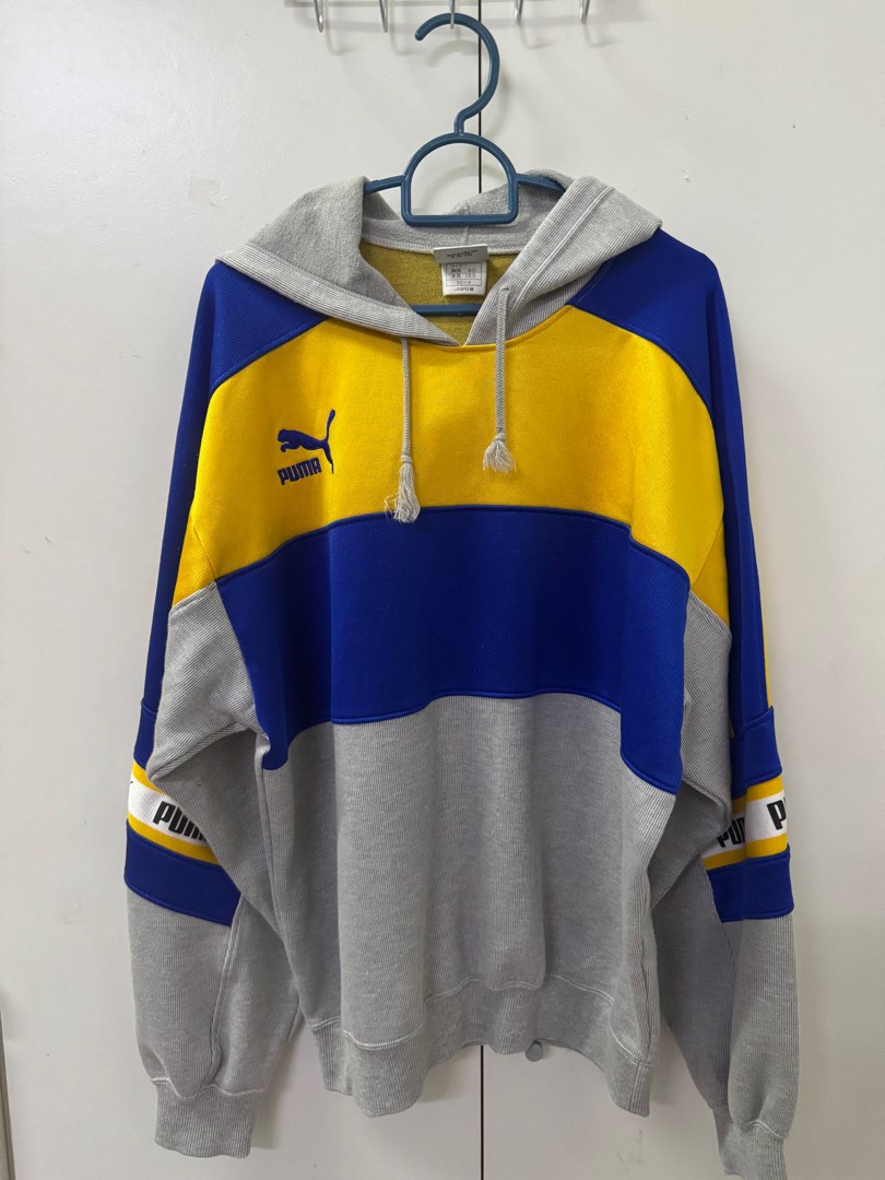 Vintage 90s puma hoodie, Men's Fashion, Tops & Sets, Hoodies on Carousell