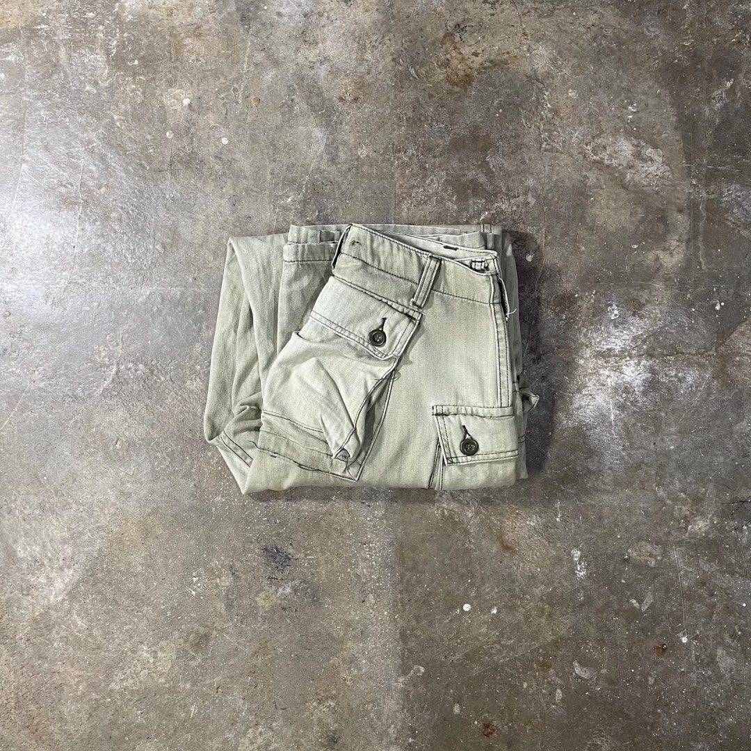 Vintage Army Monkey Pants HBT, Men's Fashion, Activewear on Carousell