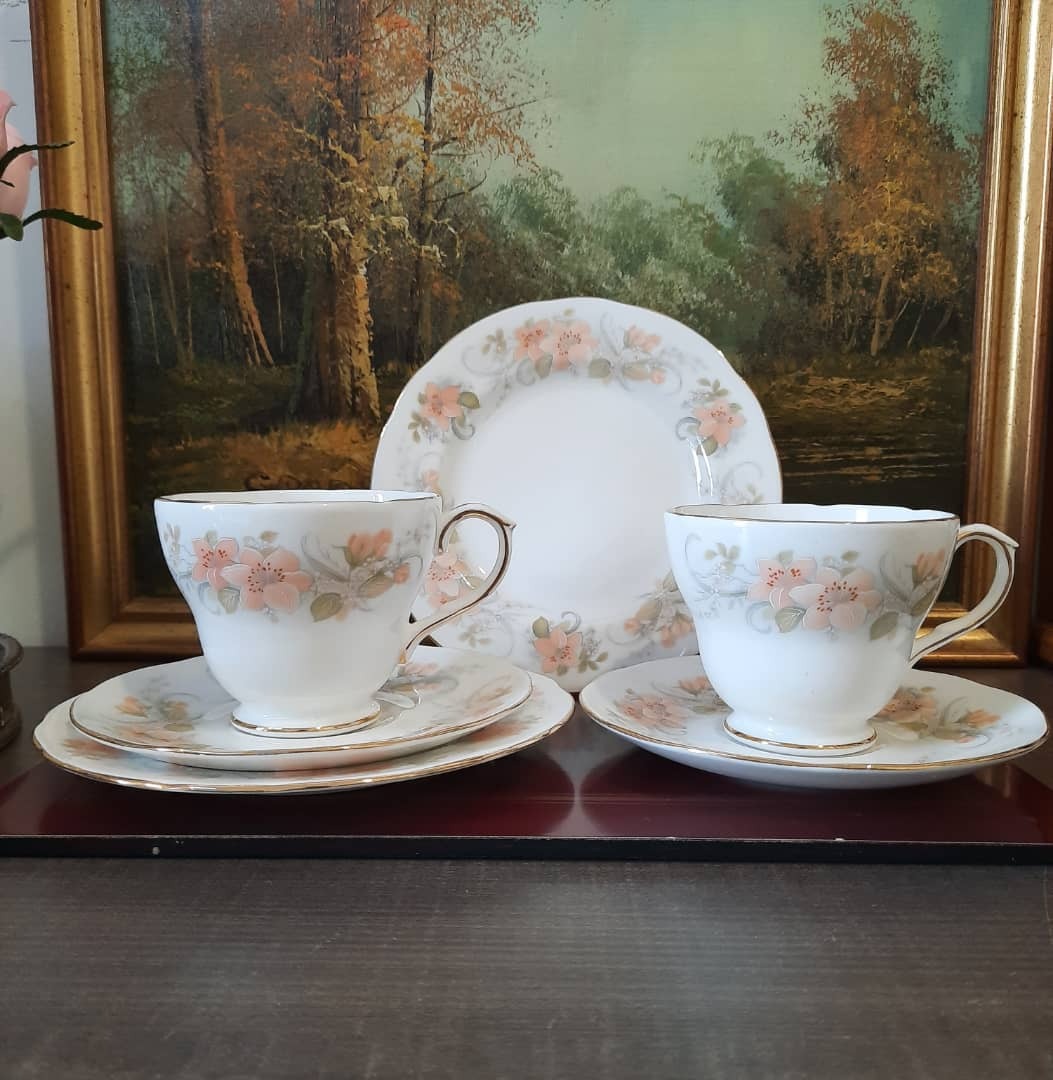 Vintage BHS Serenity English Fine Bone China Trio Set, Furniture & Home ...
