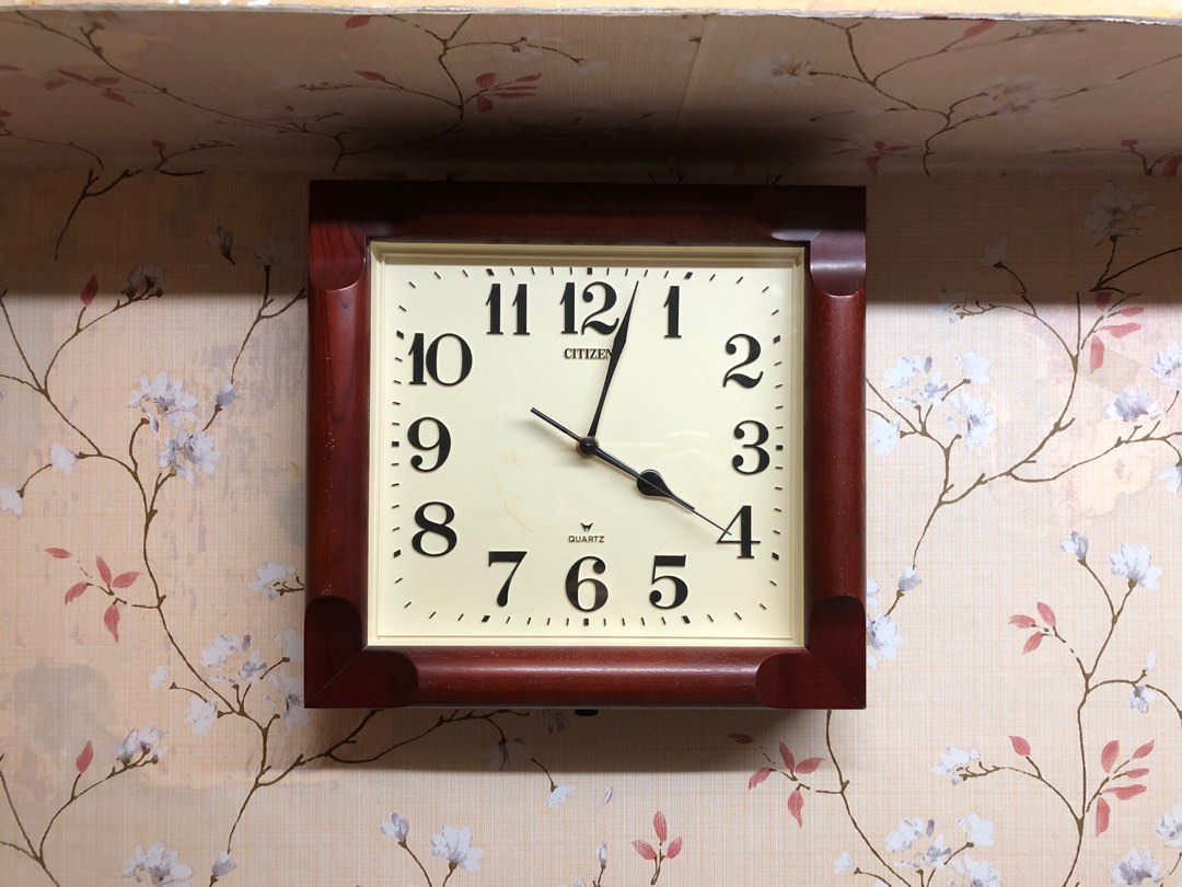 Vintage Citizen Wall Clock, Furniture & Home Living, Home Decor, Clocks ...