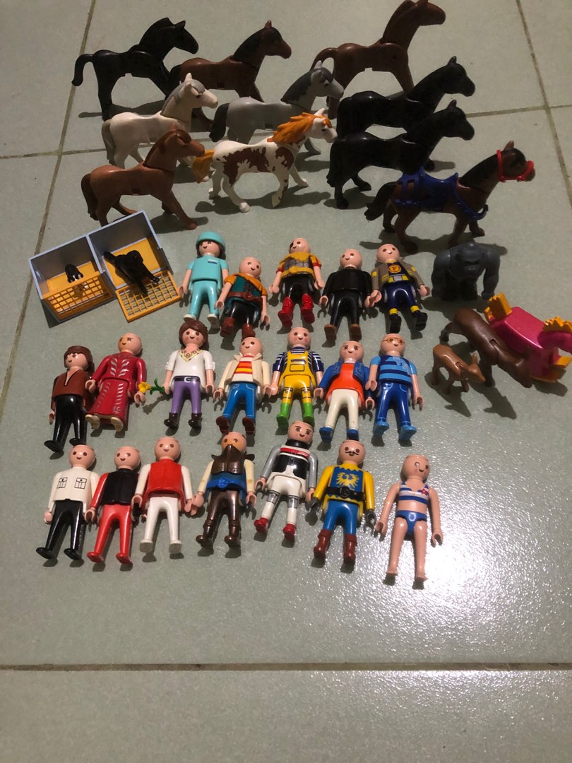 Vintage playmobile figures lot set, Hobbies & Toys, Toys & Games on ...