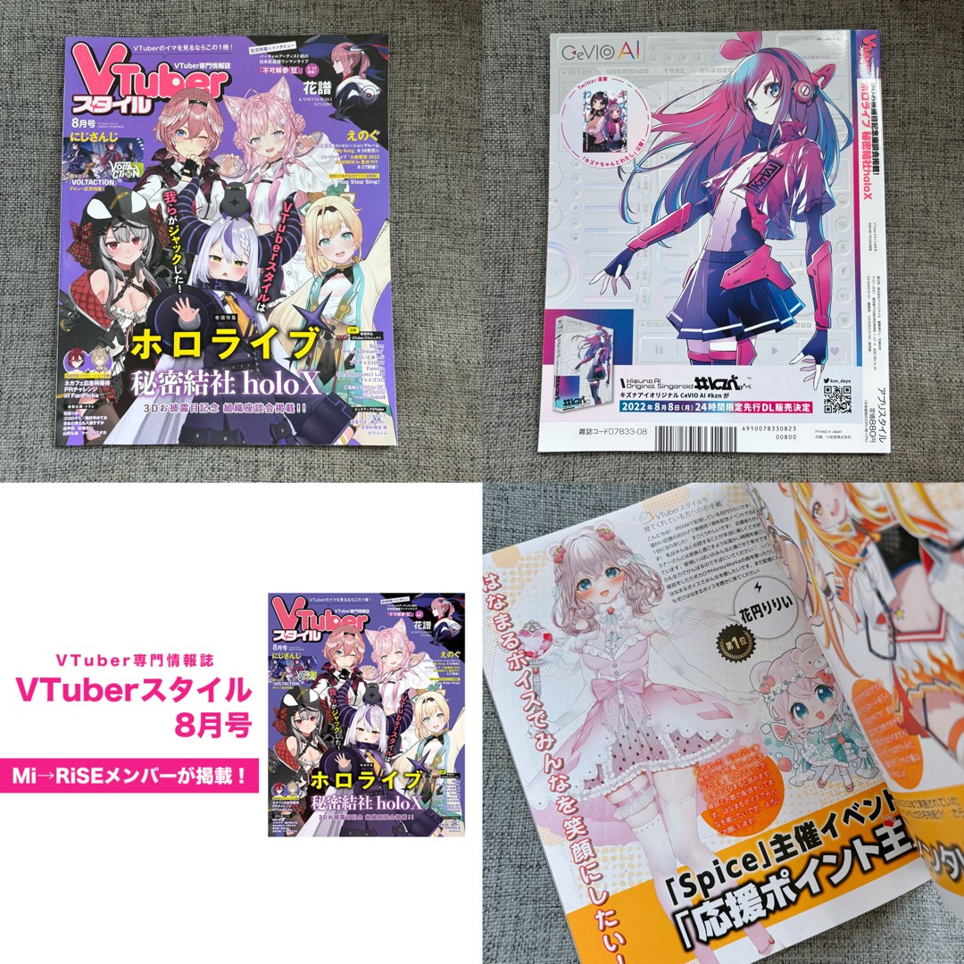 Vtuber Secret Society HoloX Magazine (JP) / Brand New, Hobbies & Toys ...