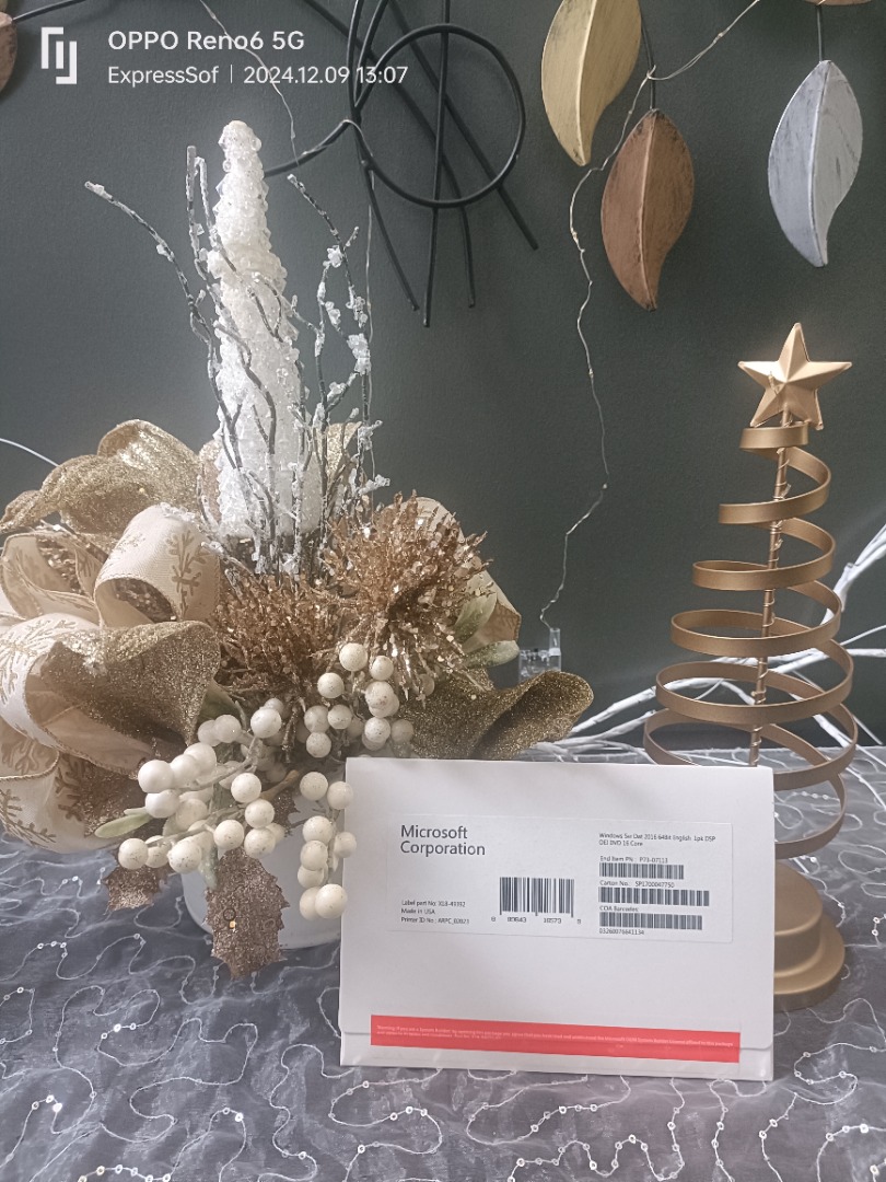 Windows Server Datacenter 2016 64Bit English 1pk DSP OEI DVD 16 Core ...