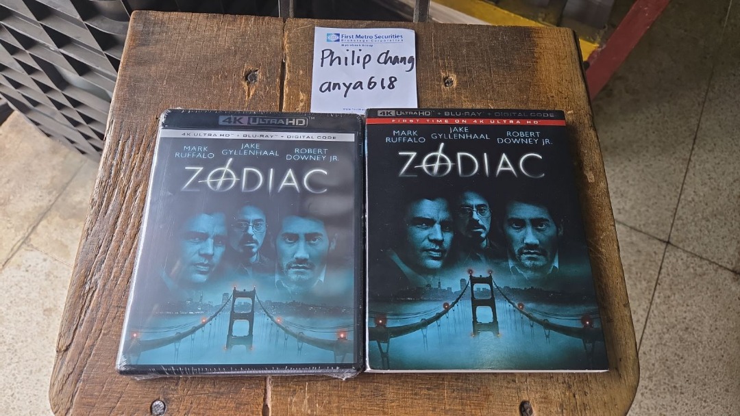 Zodiac (4K Ultra HD + Blu-ray + Digital)(slipcase), Hobbies & Toys ...