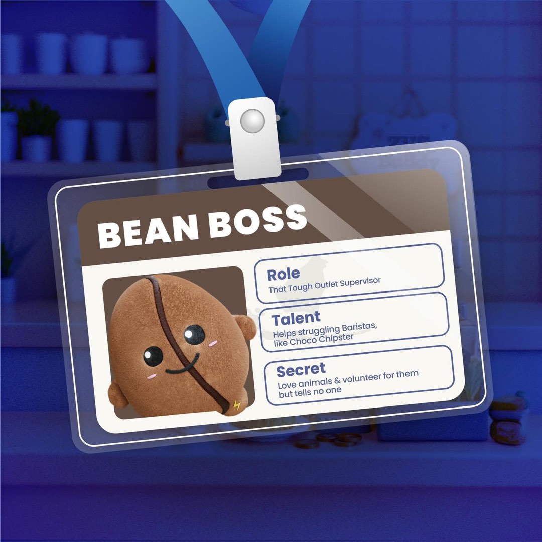 ZUS plushie coffee bean, Hobbies & Toys, Toys & Games on Carousell