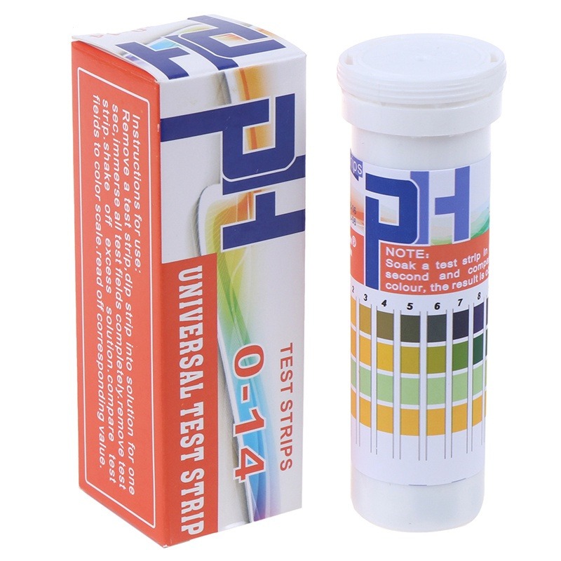 150pcs pH Test Strips Full Range 0-14 pH Acidic Alkaline Indicator ...