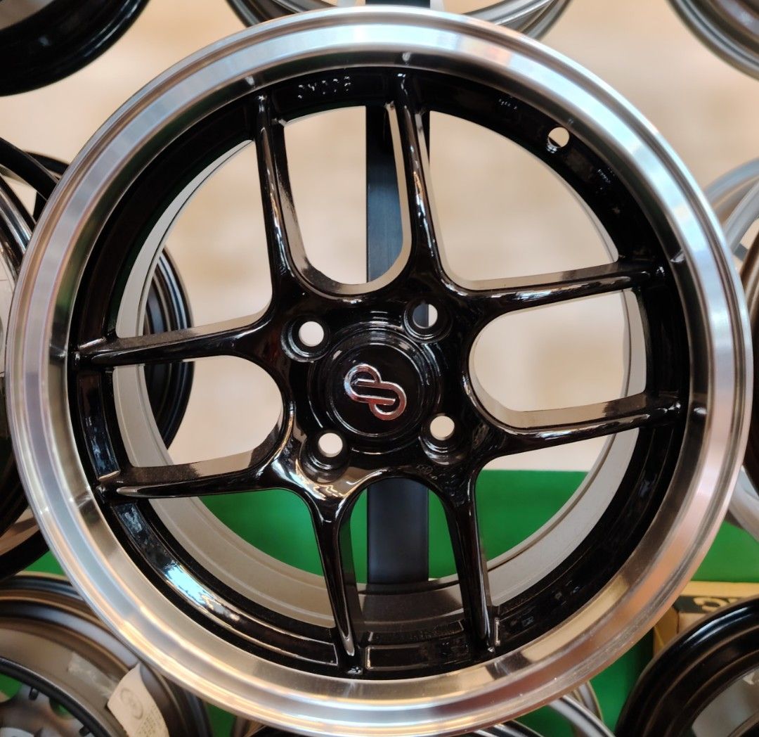 15 inch Enkei Cps Sport Rim 4x100 hole 7JJ, Car Accessories, Tyres ...