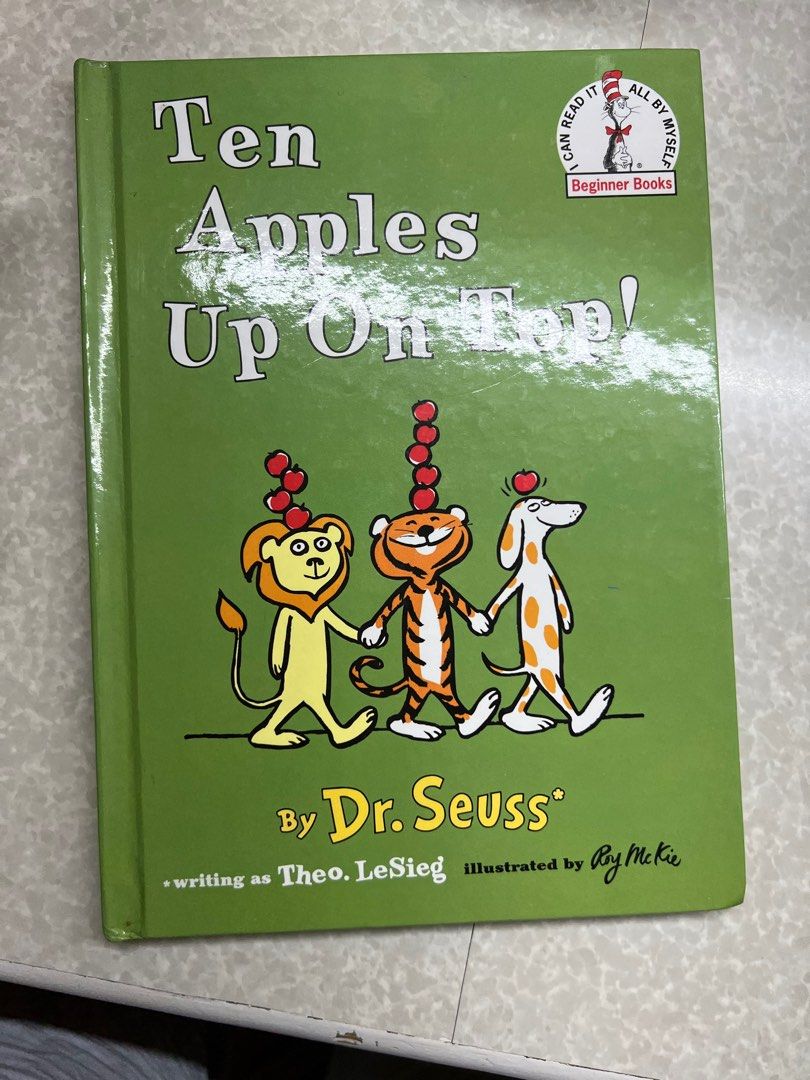兒童英語繪本 Ten apples up on top by Dr.Seuss, 書籍、休閒與玩具, 書本及雜誌, 教科書、參考書在旋轉拍賣