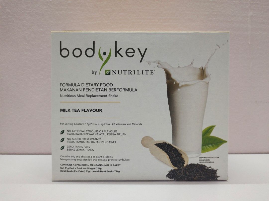Amway NUTRILITE Bodykey Milk tea flavour, Food & Drinks, Beverages on ...