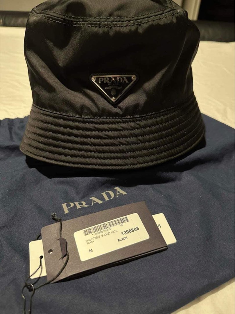 Authentic Prada Bucket Hat from matches fashion, Luxury, Bags & Wallets on Carousell