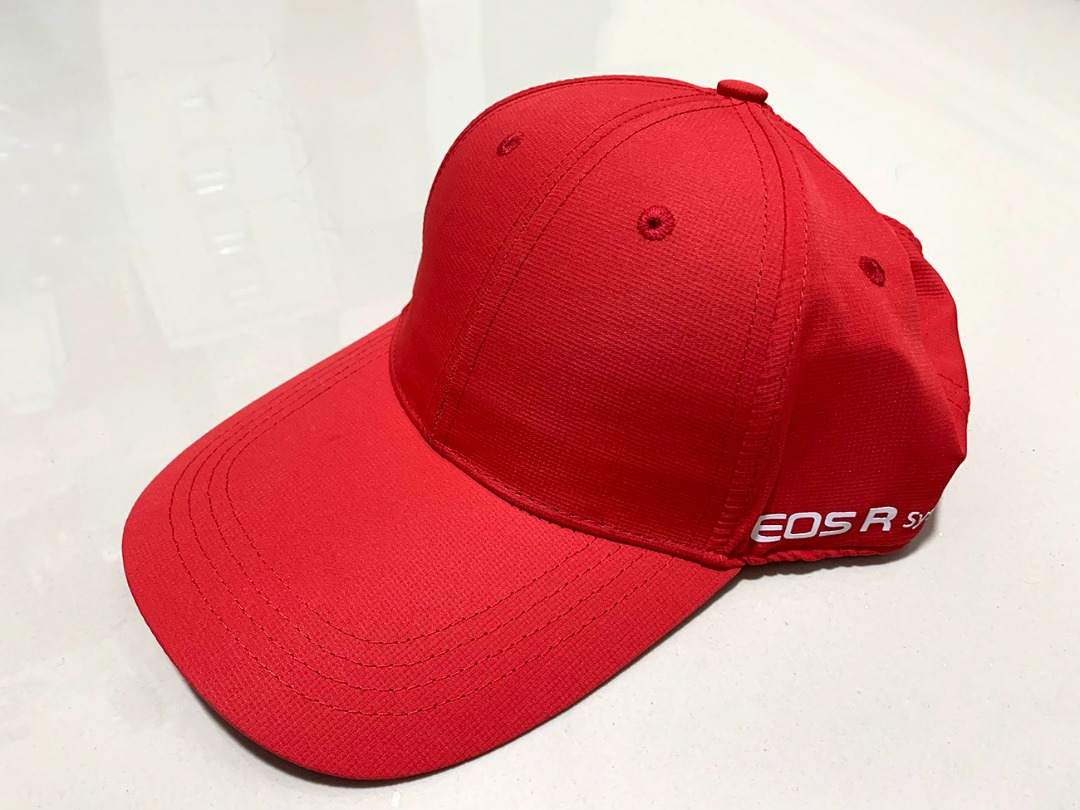 Canon EOS R System Baseball Cap Adult Red, Men's Fashion, Watches ...