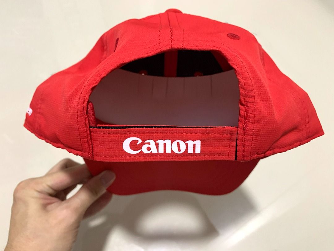 Canon EOS R System Baseball Cap Adult Red, Men's Fashion, Watches ...