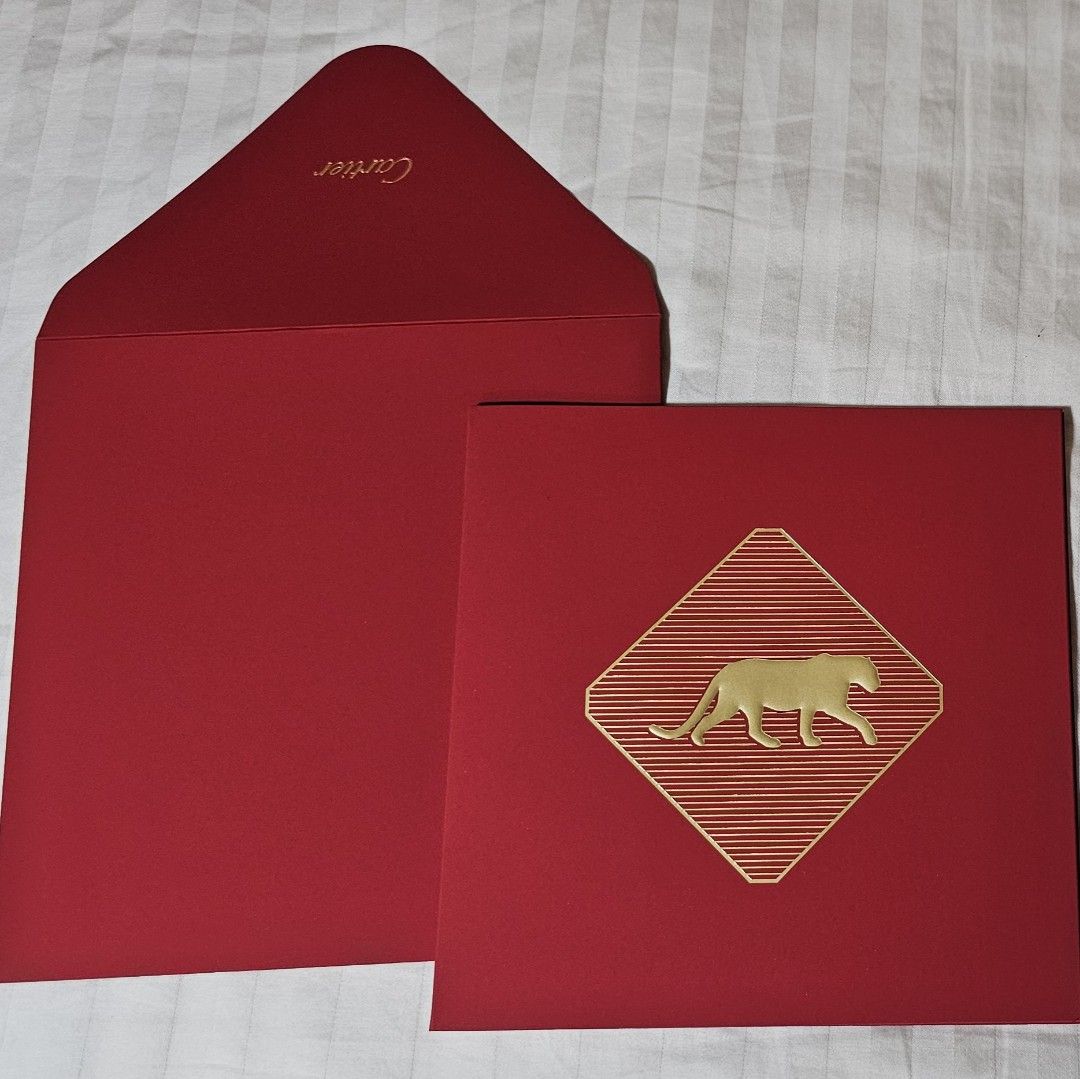Cartier 2024 CNY Greeting Card, Luxury, Accessories on Carousell