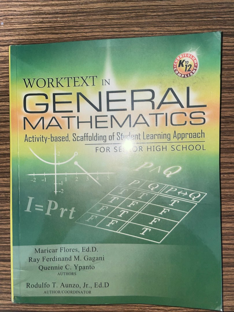 C&e General Mathematics Grade 11 Book, Hobbies & Toys, Books ...