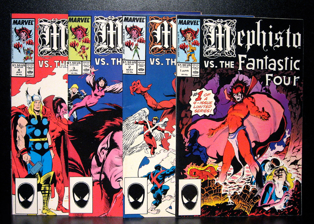 COMICS: Marvel: Mephisto vs... #1-4 (1987), Fantastic Four/Avengers/X ...