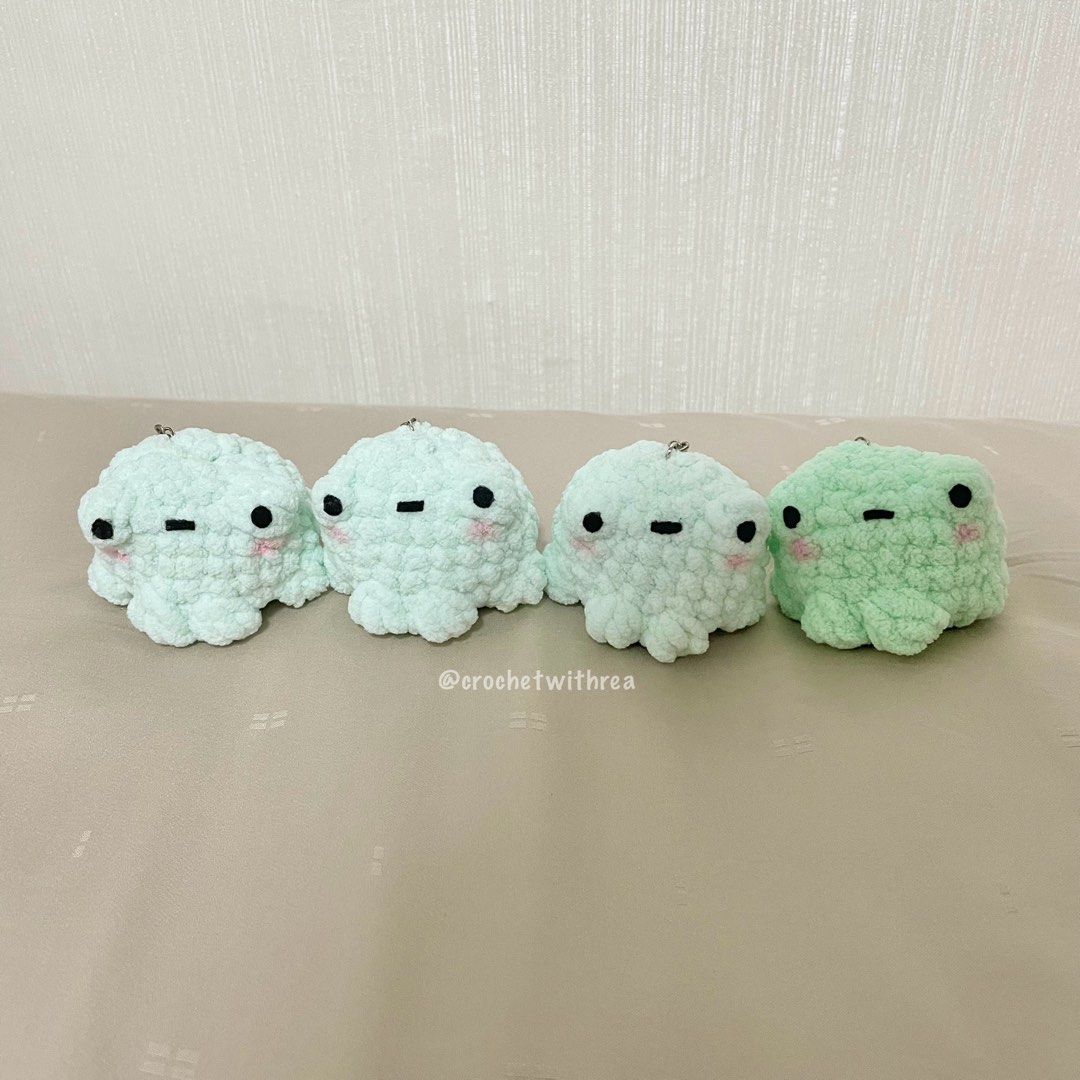 crochet squishy frog! 🐸, Hobbies & Toys, Stationery & Craft, Handmade ...