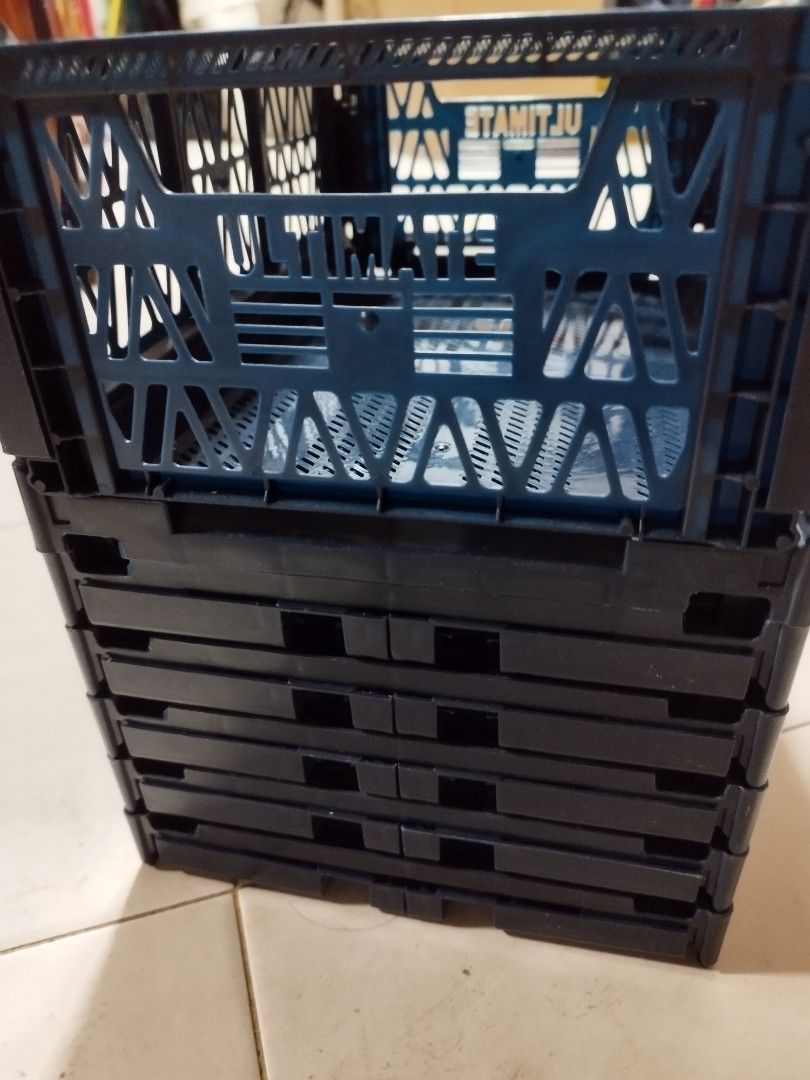 Daiso stackable trays, Furniture & Home Living, Home Improvement ...