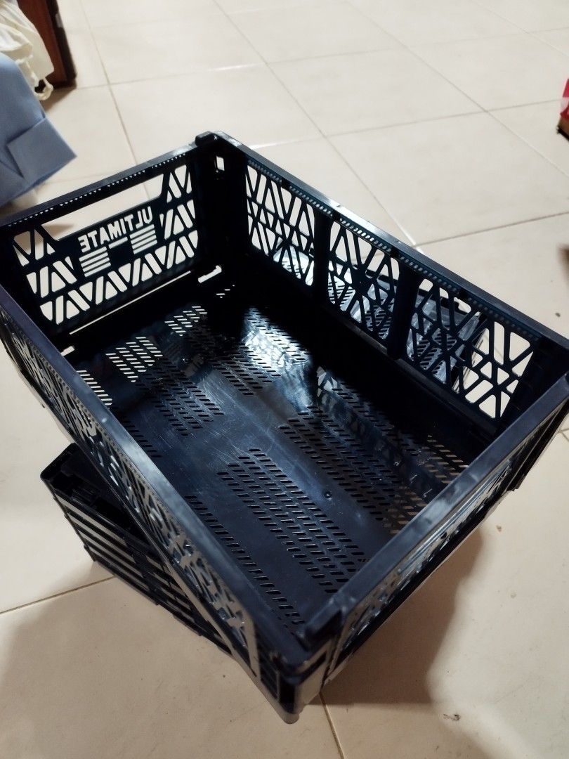 Daiso stackable trays, Furniture & Home Living, Home Improvement ...