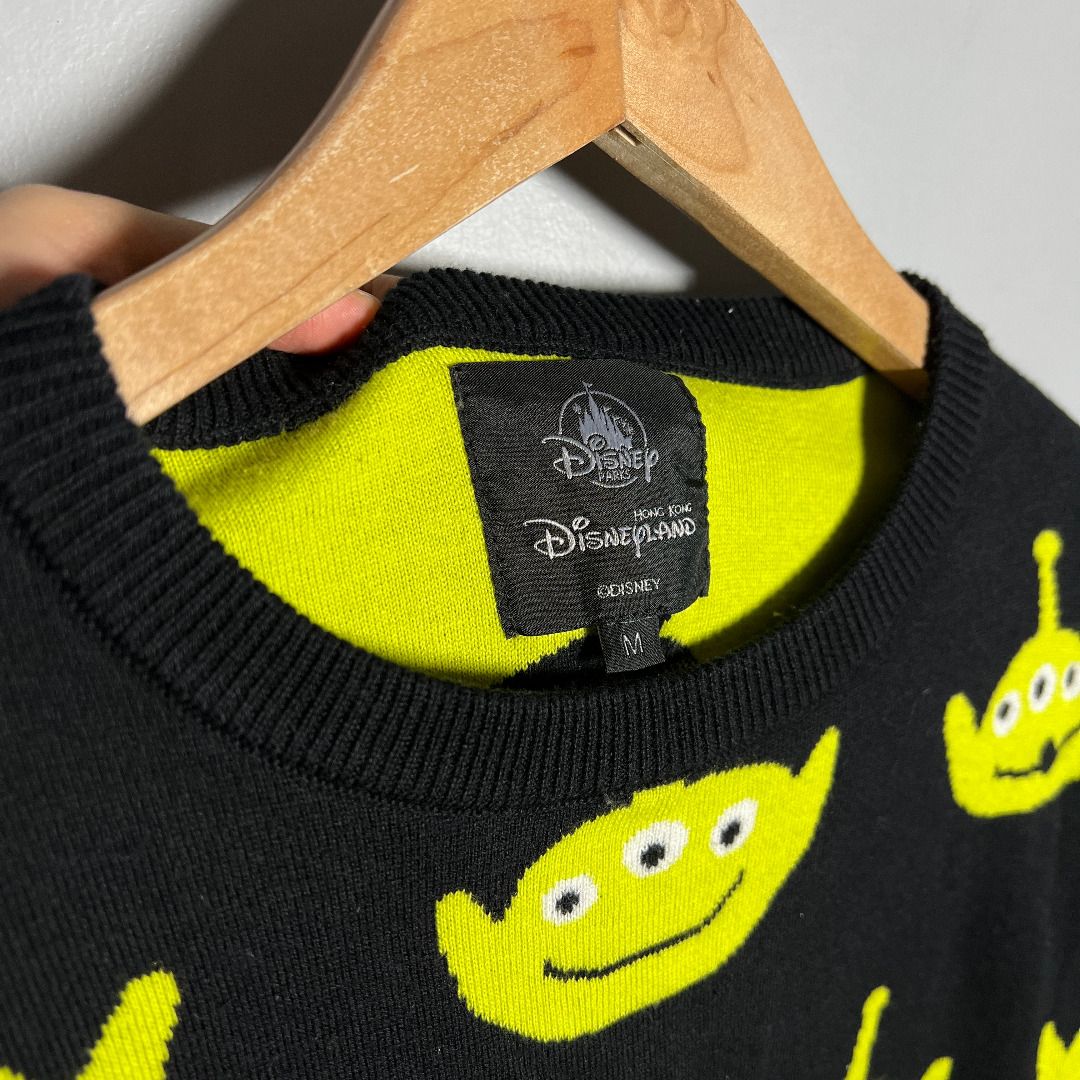 Disney Merch Toy Story Aliens Knitted Long Sleeve, Men's Fashion, Coats ...