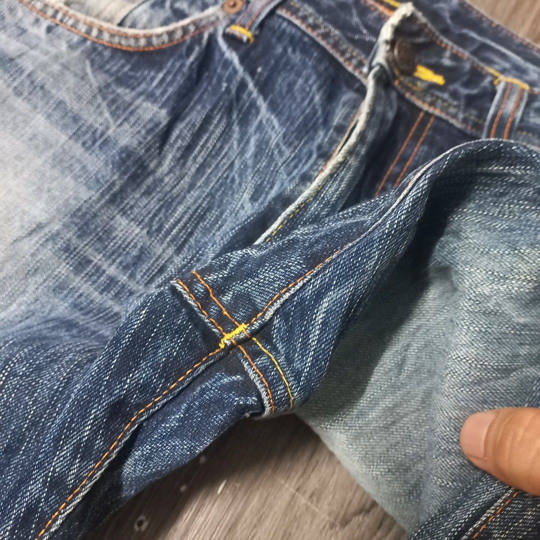 Edwin design jahak, Men's Fashion, Bottoms, Jeans on Carousell