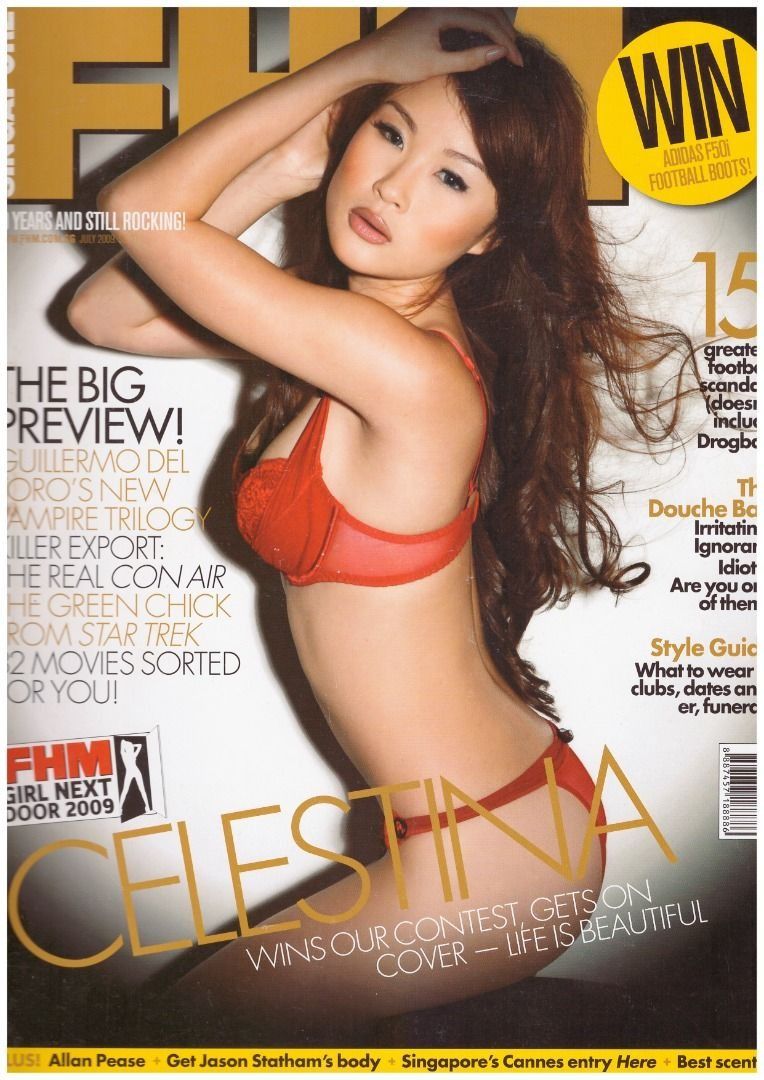 FHM SINGAPORE 2003-2010 SARAH TAN, HELEN SU, KAY KAY, MAGIC BABE NING, CELESTINA, JEAN DANKER ...