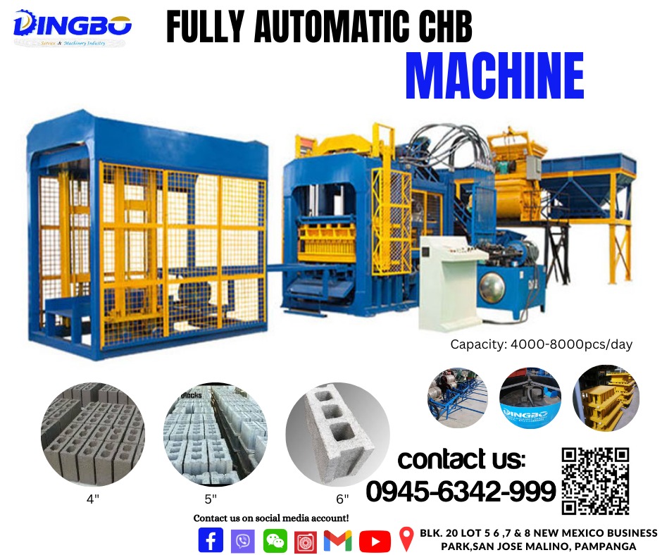 FULLY AUTOMATIC CHB MACHINE, Commercial & Industrial, Construction ...