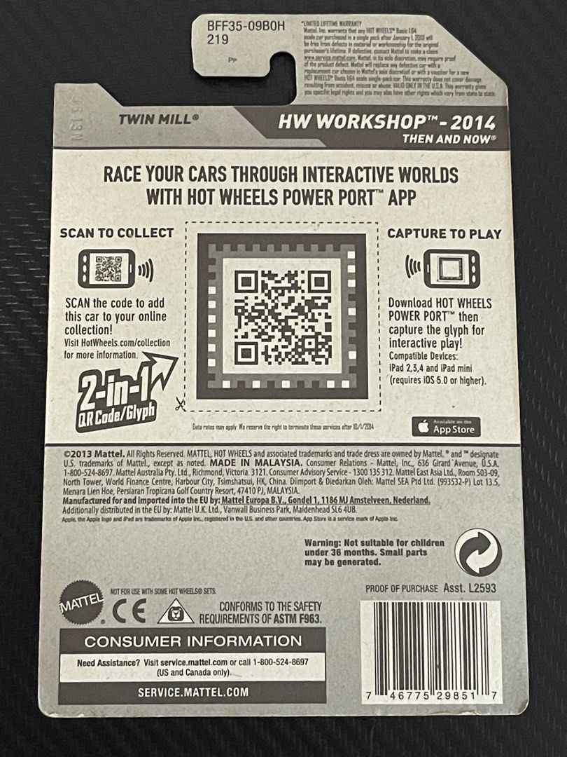 Hot Wheels Twin Mill 2014 STH, Hobbies & Toys, Toys & Games on Carousell