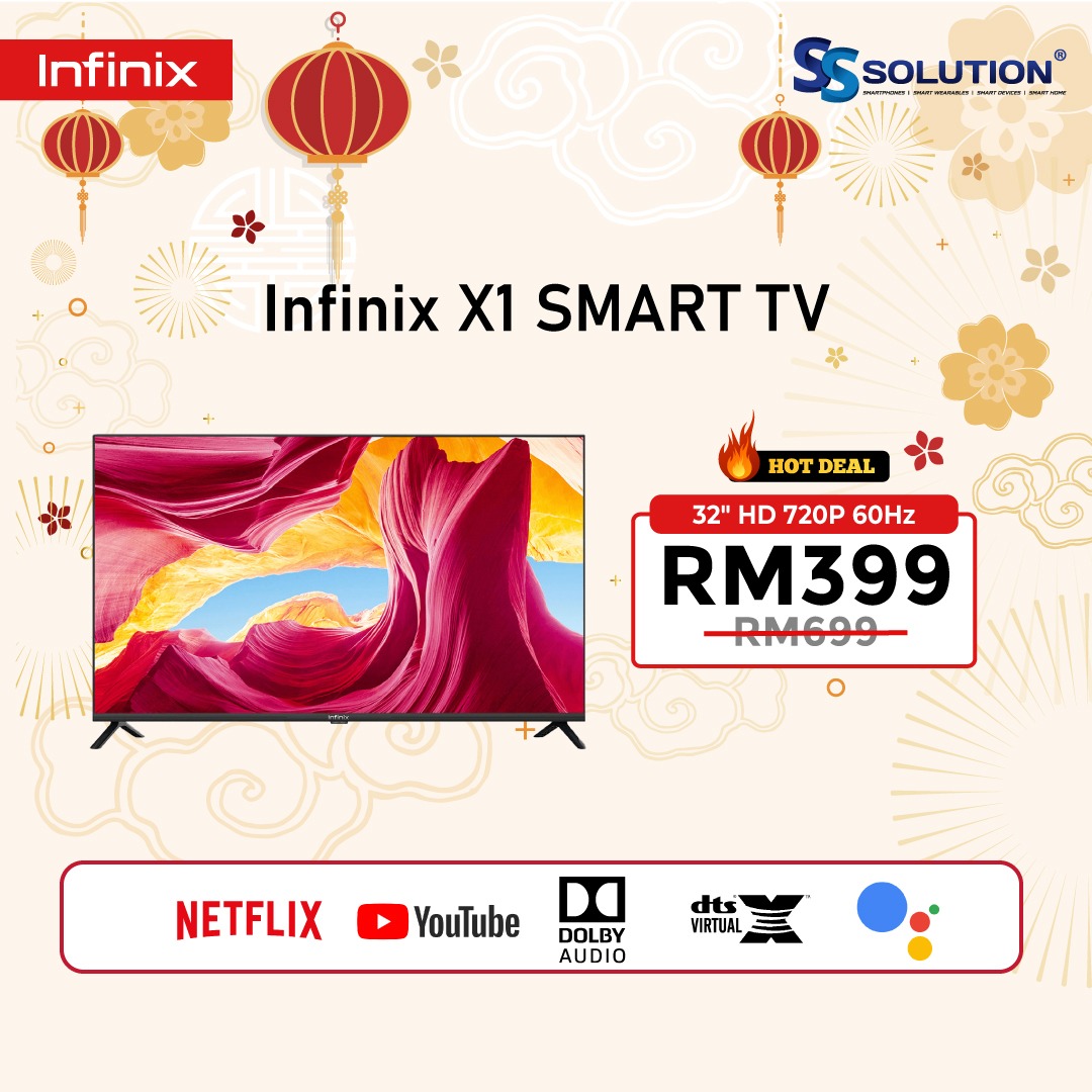 Infinix X1 Android Smart LED TV 32 inch [ 1 YEAR WARRANTY ], TV & Home ...