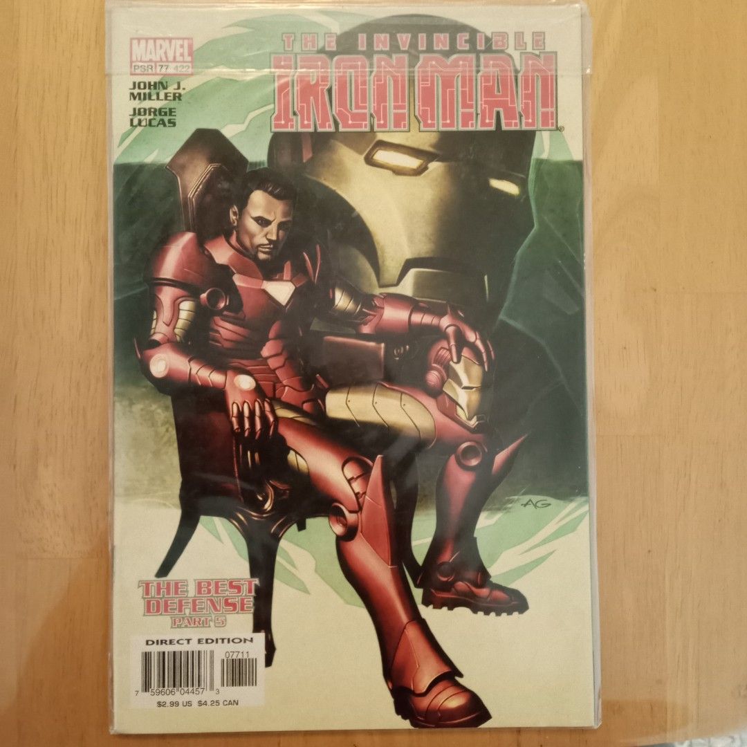 Invincible Iron Man #77 The Best Defense Part 5, Hobbies & Toys, Books ...