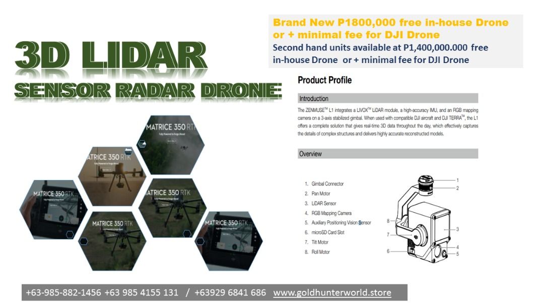 lidar drone for structural and mining mapping needs, Sports Equipment ...